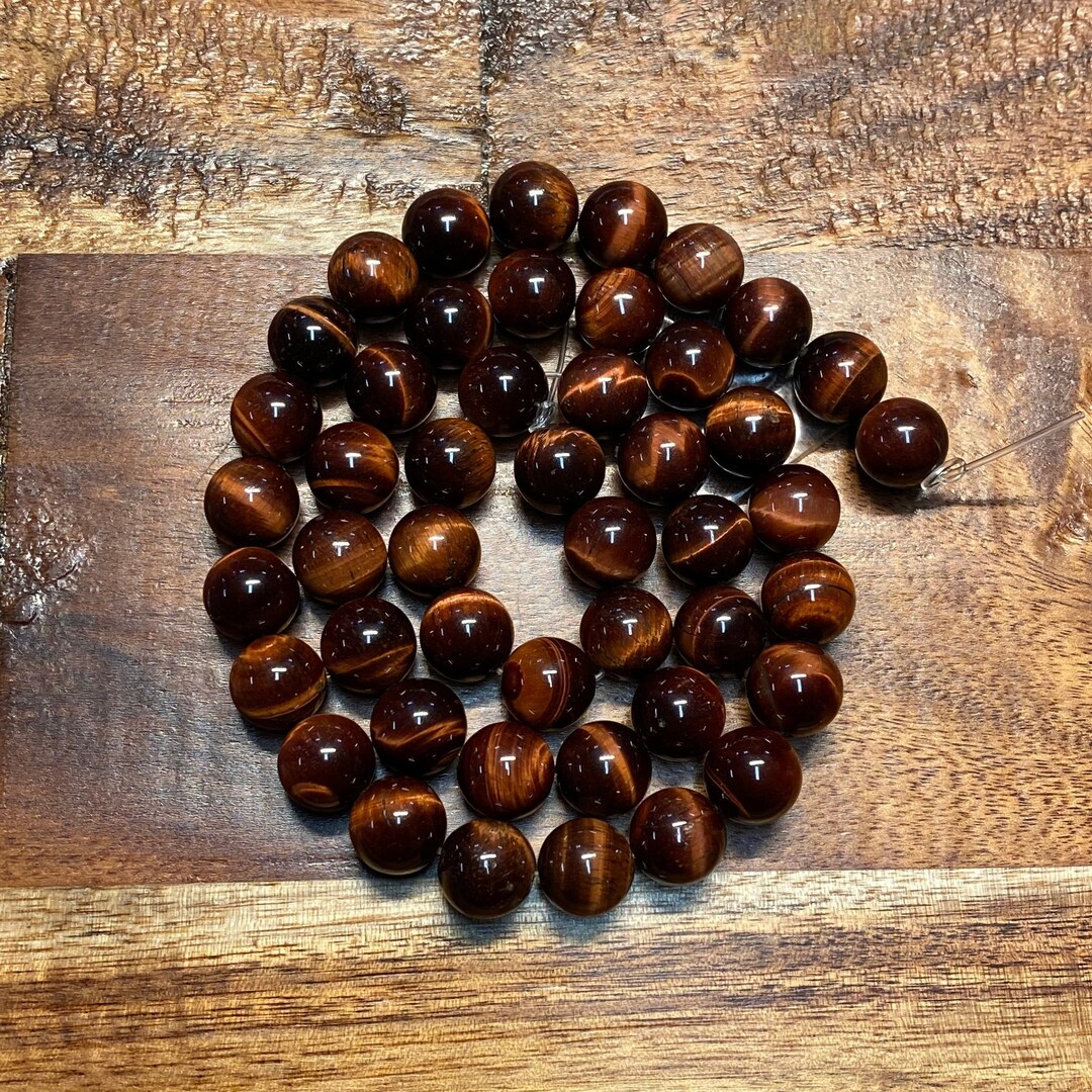 5A Red Tiger Eye: Incomparable Natural Gemstone Beads for Jewelry/craft ...