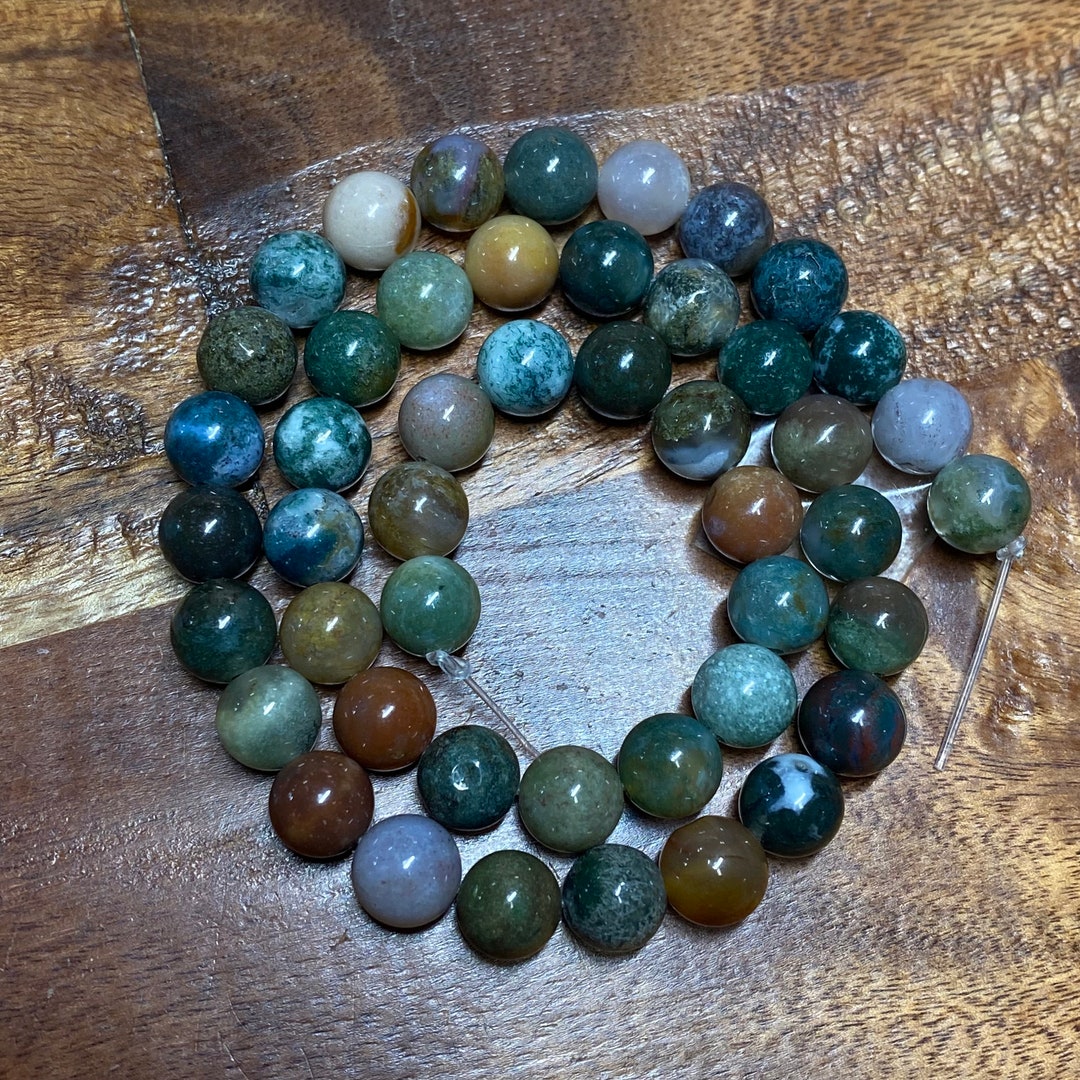 Indian Agate: Gorgeous Natural Stone/gemstone Beads for Jewelry/craft ...
