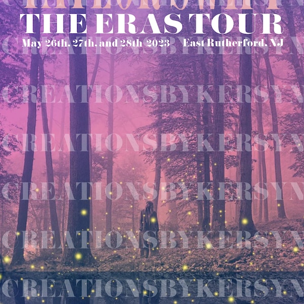 Eras Tour Poster Folklore - Etsy