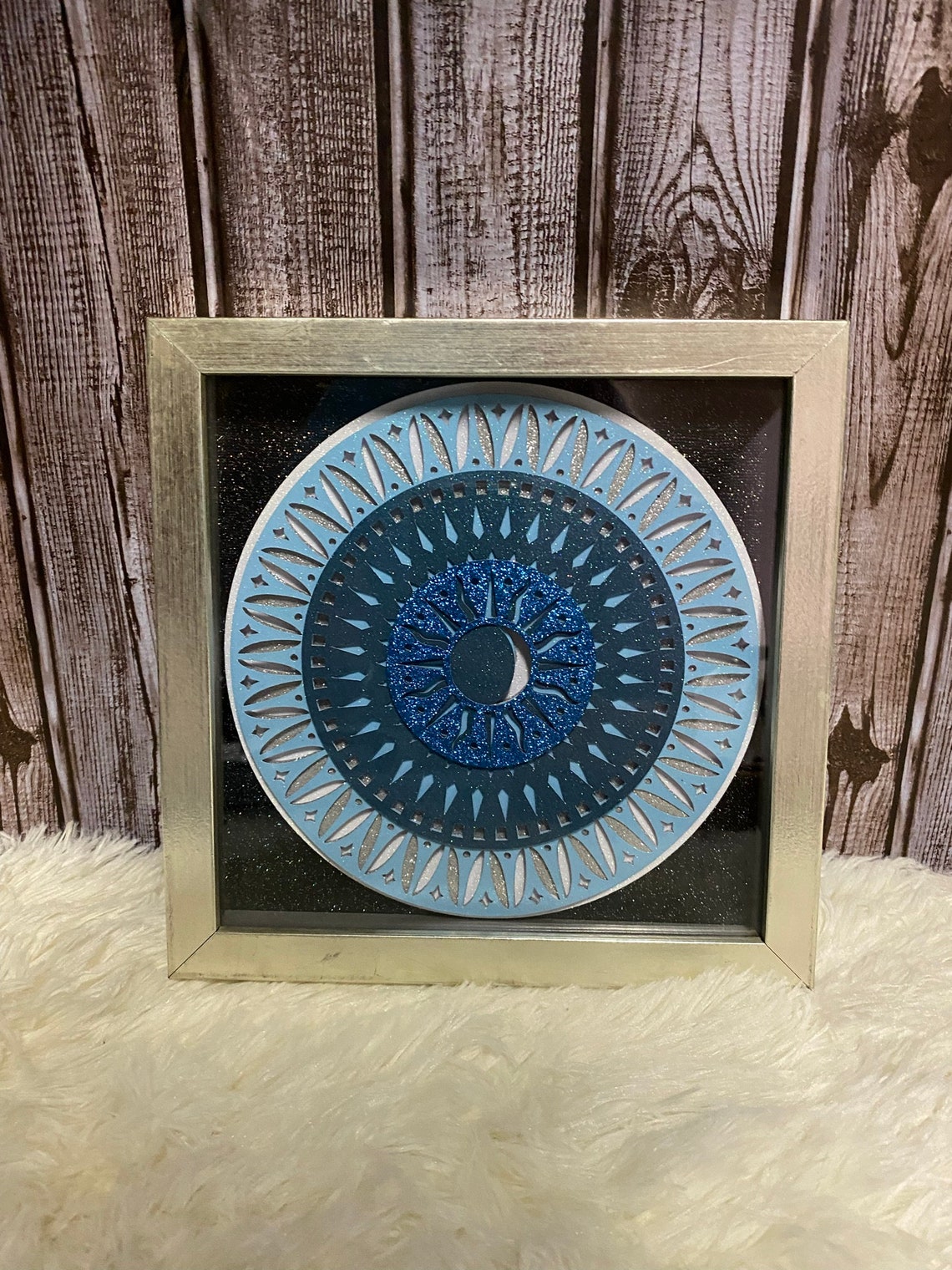 Sun and Moon Shadow Box | Etsy