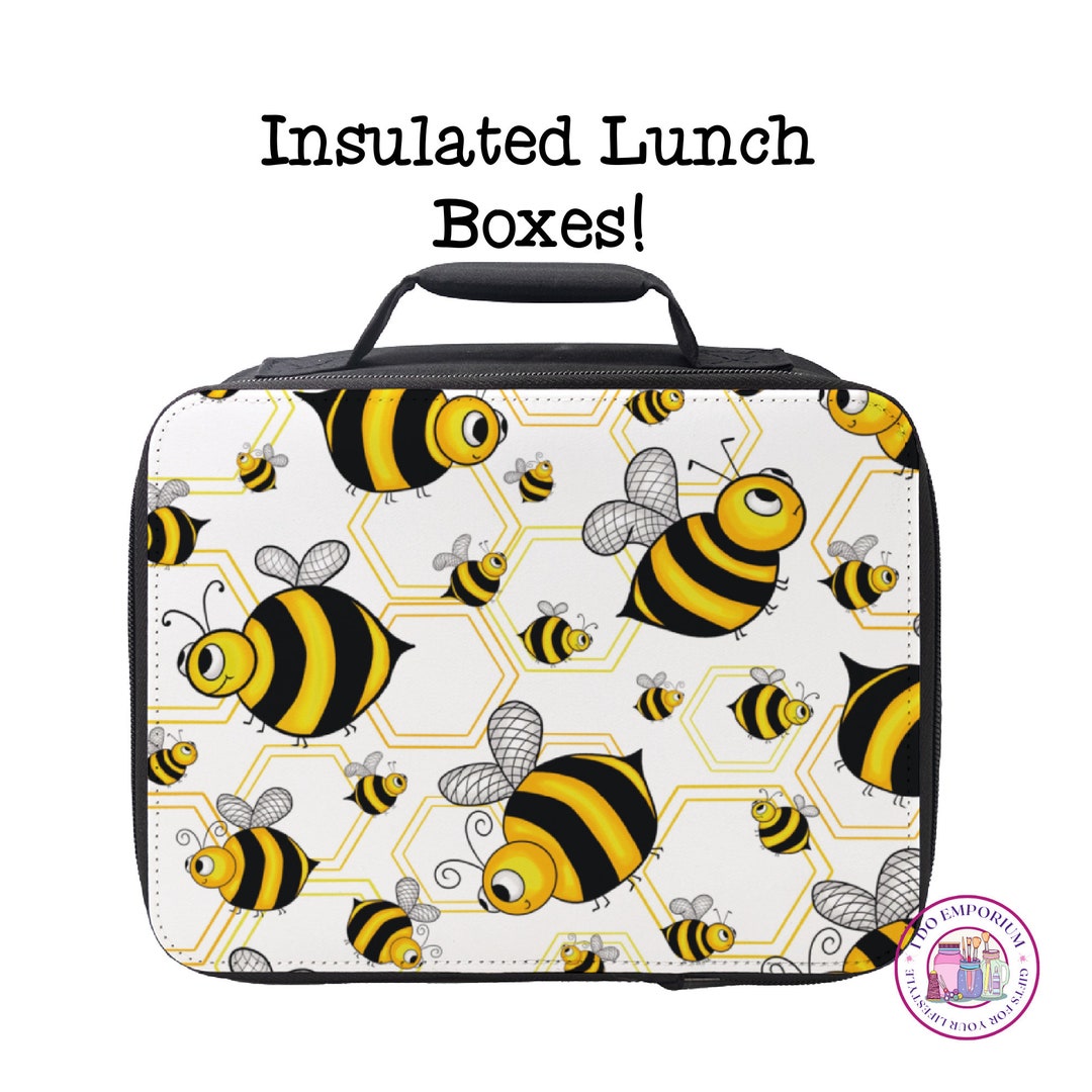 Insulated Lunch Bag, Bumble Bee Lovers Lunch Tote, Office Lunch Box ...
