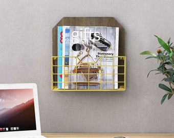 Wall Magazine Rack | Etsy
