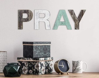 Pray Wood Sign | Etsy