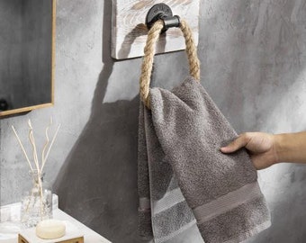 Rope Towel Ring | Etsy