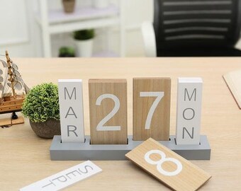 Block Calendar | Etsy