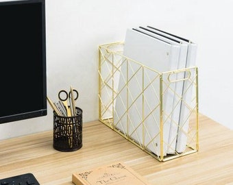 Metal Wire Magazine Holder | Etsy