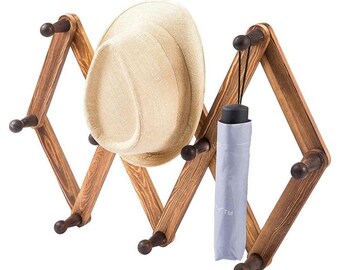 Wood Hat Rack | Etsy