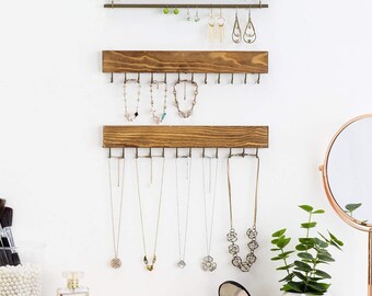 Rustic Jewelry Rack | Etsy