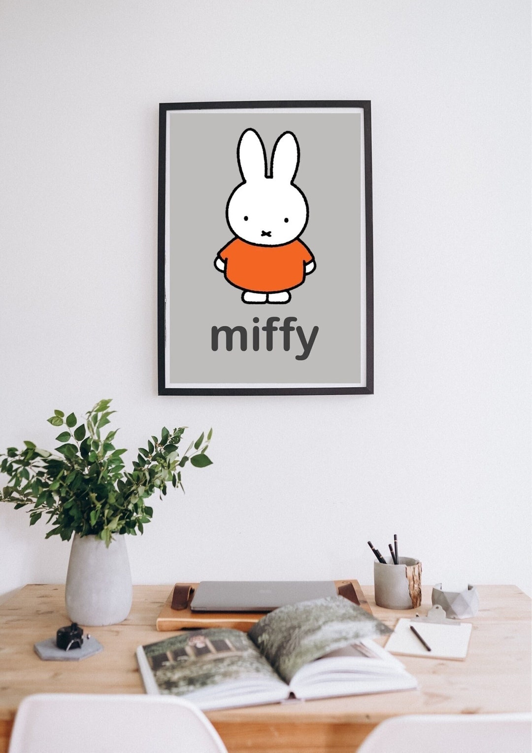 Miffy Inspired Poster Print DIGITAL DOWNLOAD. - Etsy