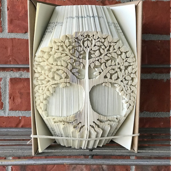 Tree of Life Book Art - Etsy