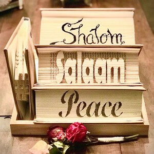 Shalom Salaam Peace Bookfolding Patterns - Etsy