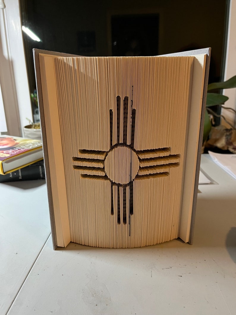 Zia Sun Symbol Book Folding Pattern - Etsy