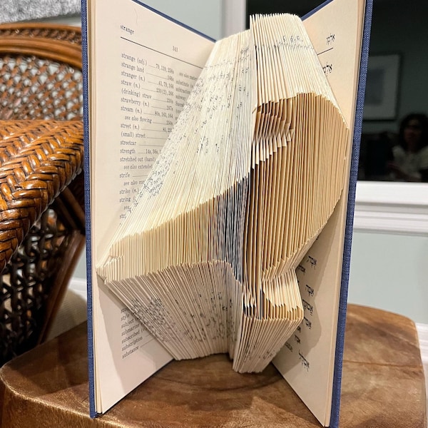 Folded Book Art Pattern - Etsy
