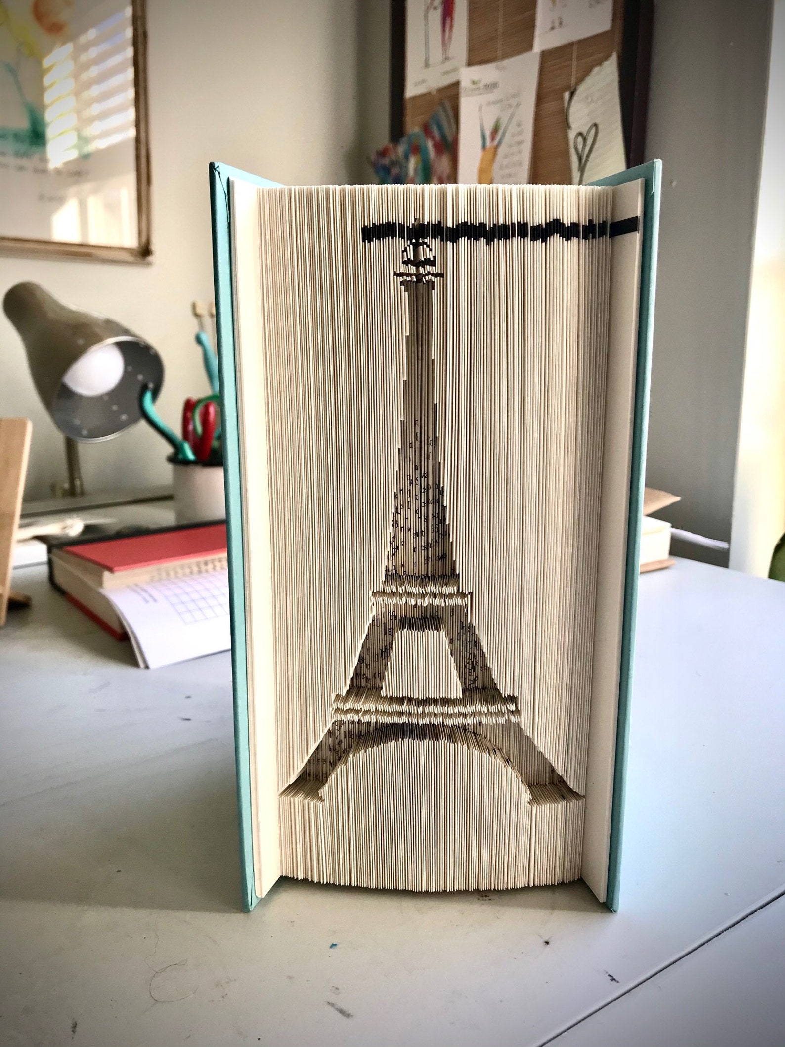 Eiffel Tower Bookfolding Pattern - Etsy