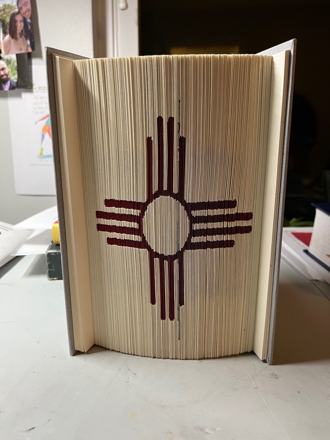 Zia Sun Symbol Book Folding Pattern - Etsy