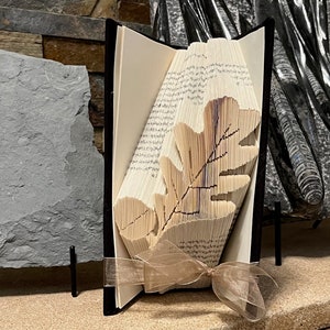 Oak Leaf With Acorn Book Folding Pattern - Etsy