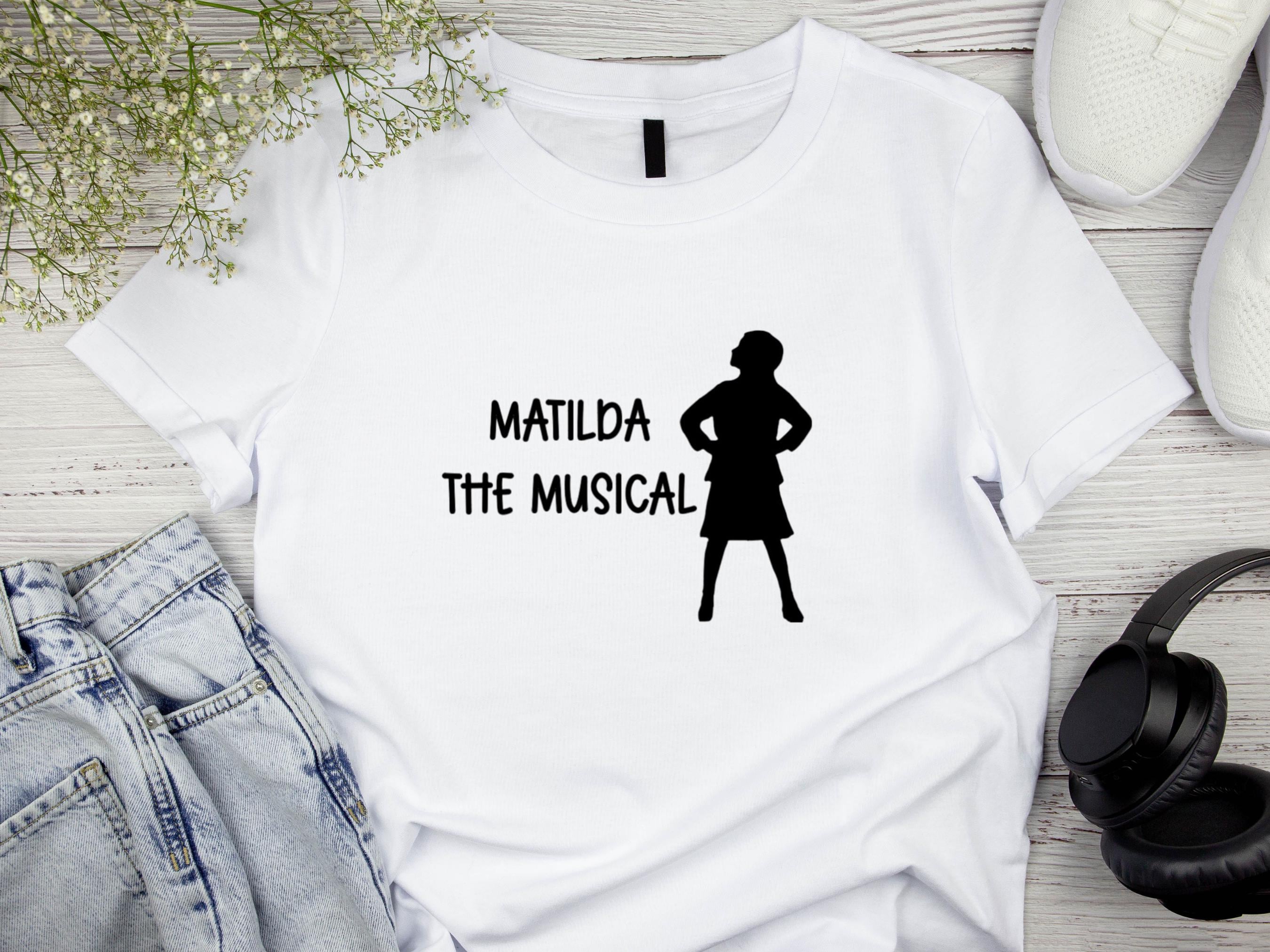Matilda the Musical Silhouette and Text SVG Cutting File for Cricut - Etsy