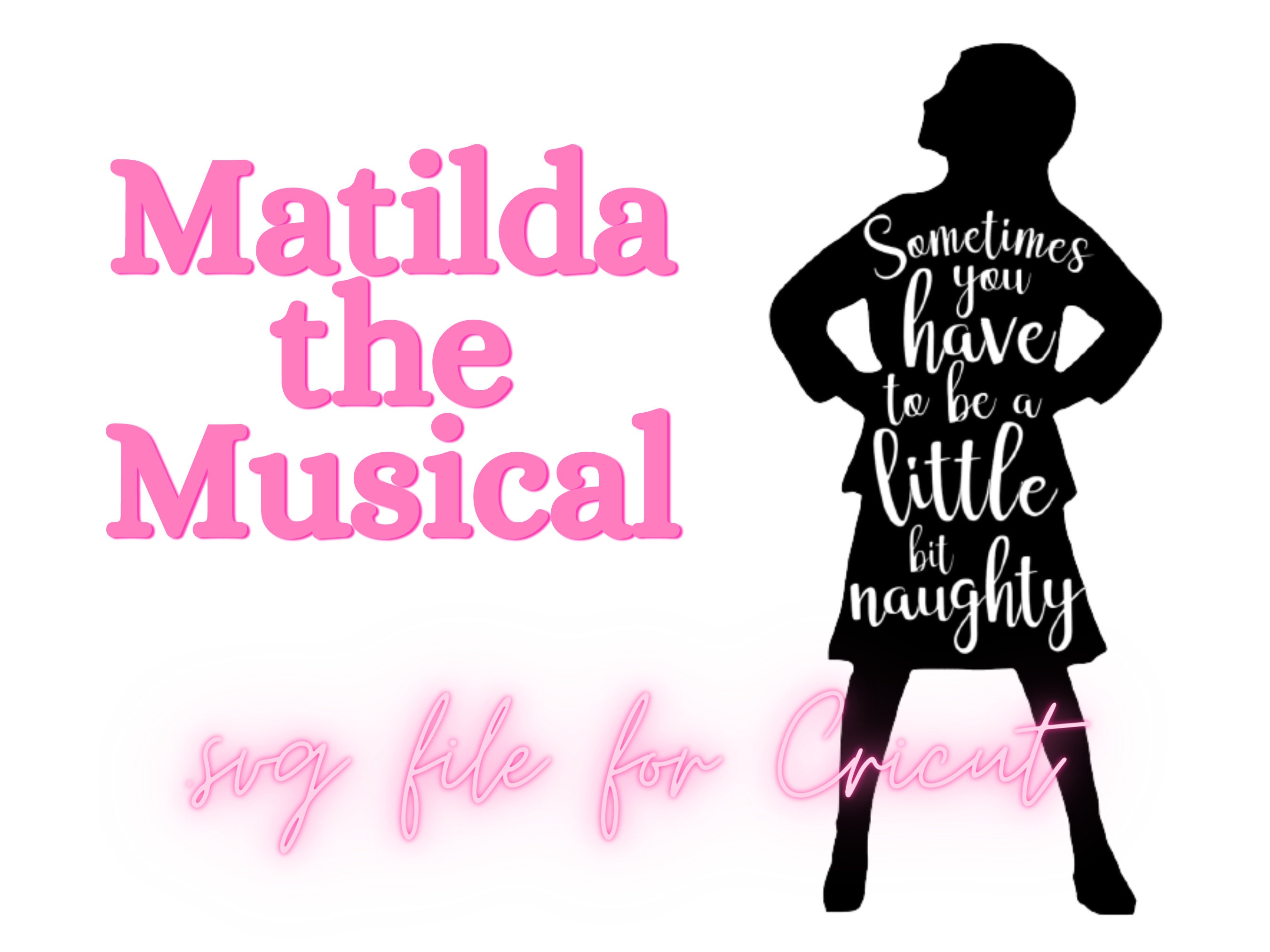Matilda Quote SVG Cutting File for Cricut - Etsy UK