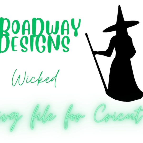 Elphaba Glinda Silhouette Svg - Etsy