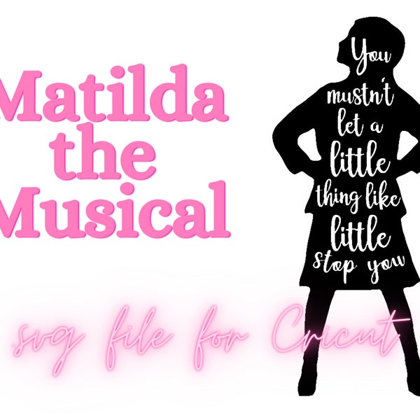Matilda Book Svg - Etsy
