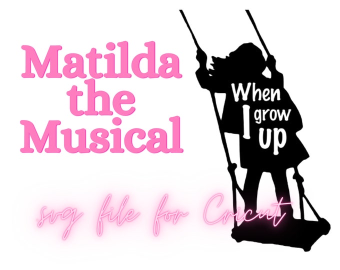 Matilda Quote SVG Cutting File for Cricut - Etsy UK