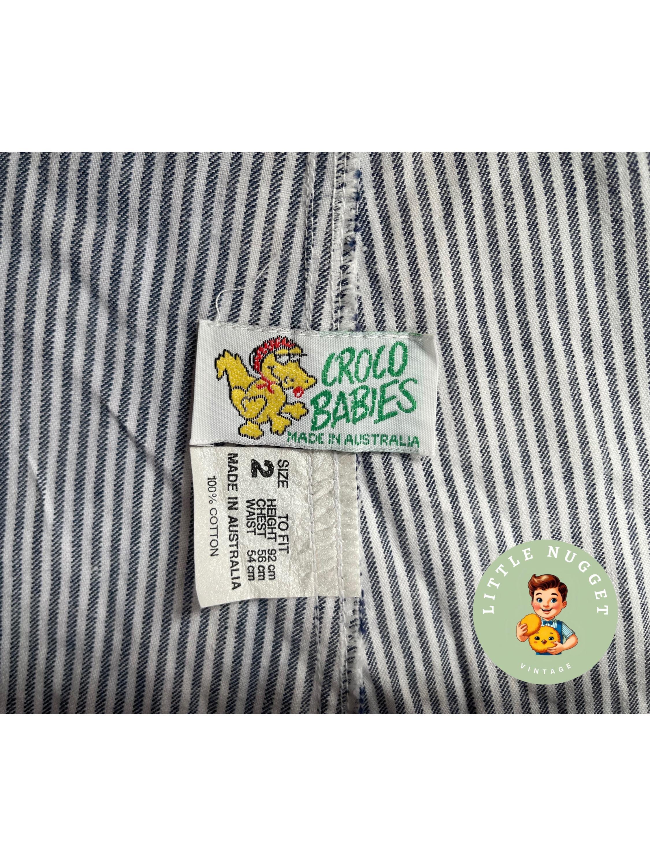 Vintage Pin-stripe Suspender Overalls 100% Cotton - Etsy