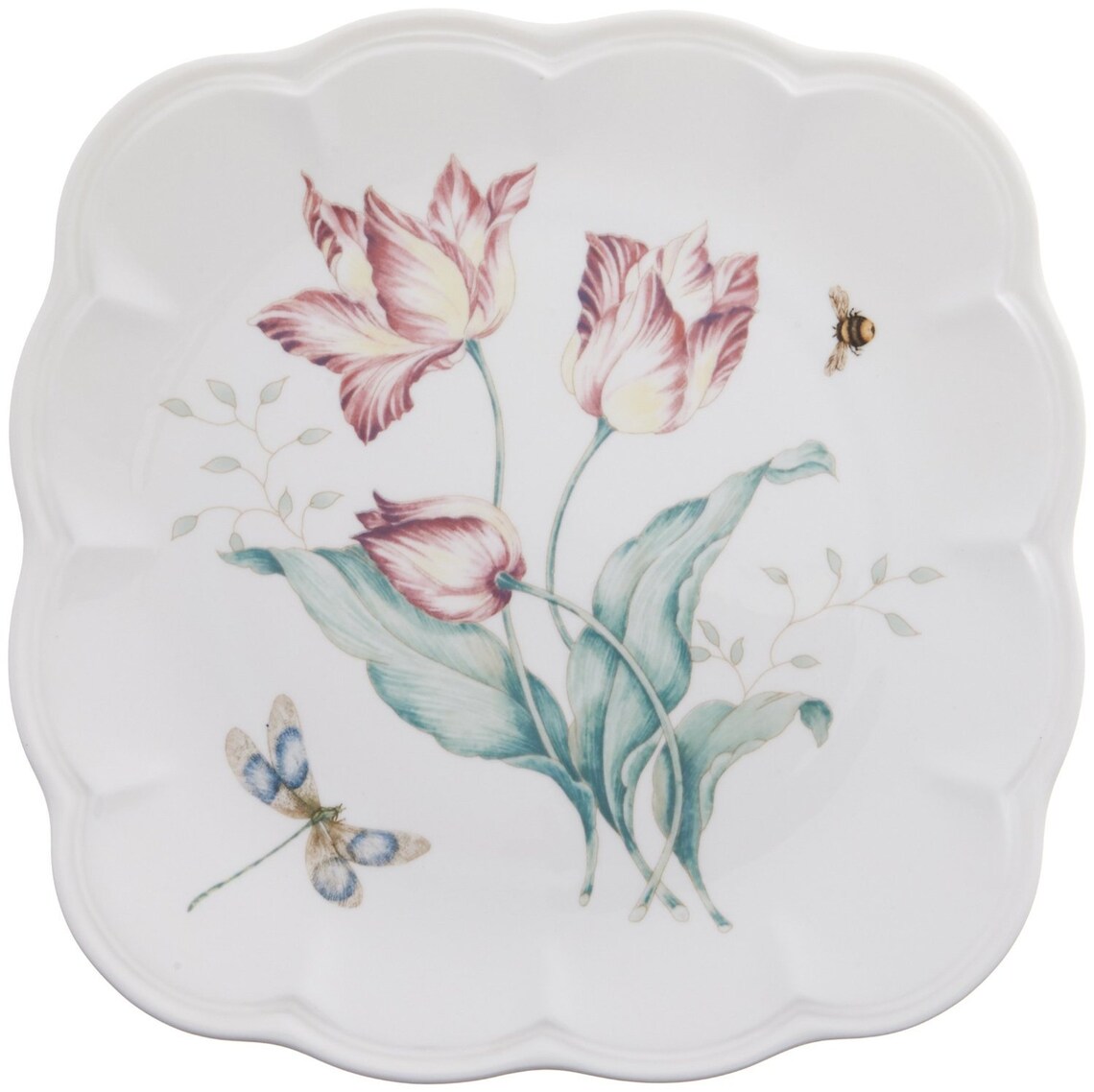 Lenox Butterfly Meadow Square Accent Plate, Set of 4, New in Original ...