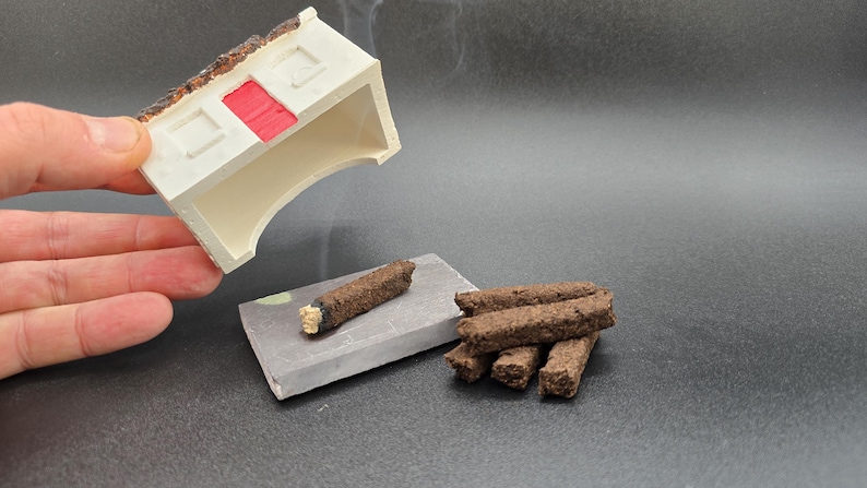 Irish Turf / Peat Incense Authentic Smoking Irish Cottage Set - the ...