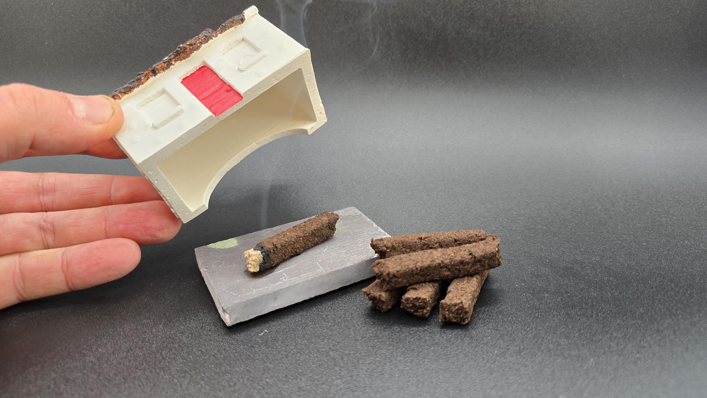 Irish Turf / Peat Incense Authentic Smoking Irish Cottage Set - the ...