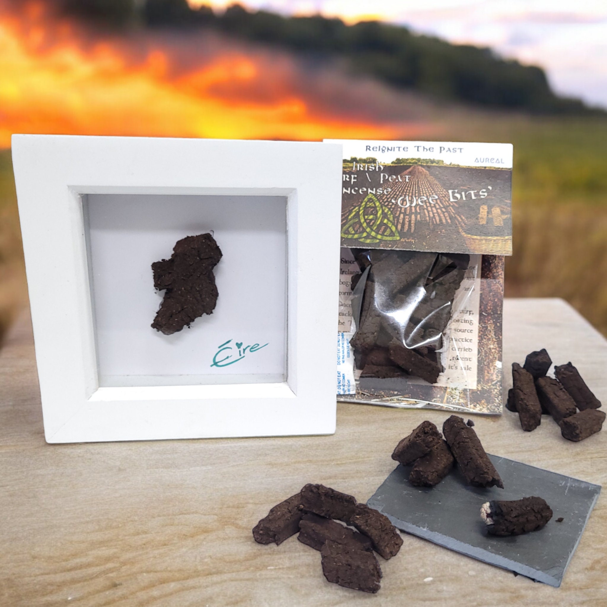 4D Framed Irish Turf Art See & Smell - Etsy