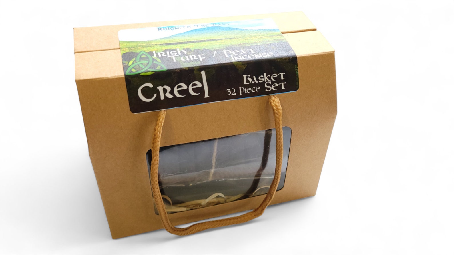 Irish Turf / Peat Incense 'creel' Basket Set (x24 Piece) - the Smell of ...