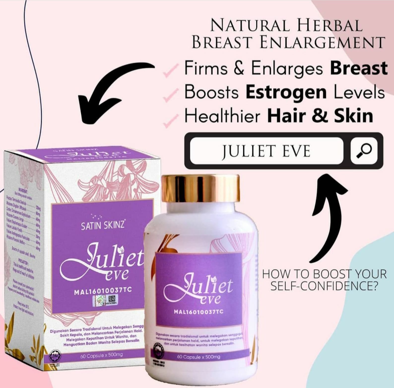 Juliet Eve BY Satin Skinz Anti Aging Supplement for Women | Etsy