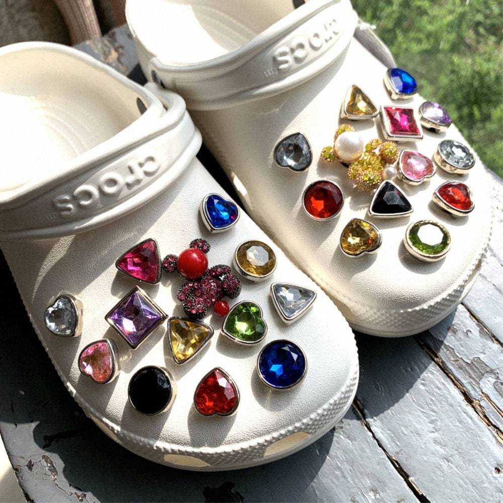 Croc charms for girls croc charms flowers pack croc charms set | Etsy