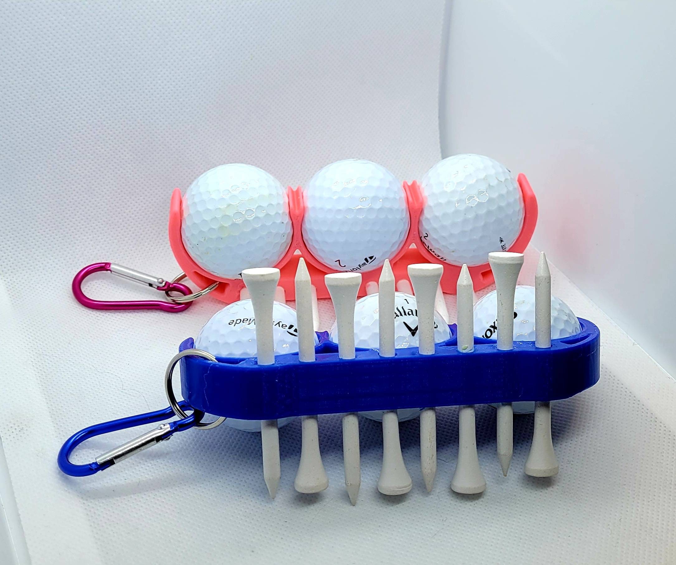 Golf Tee Ball Holder | Bag Clip - Etsy