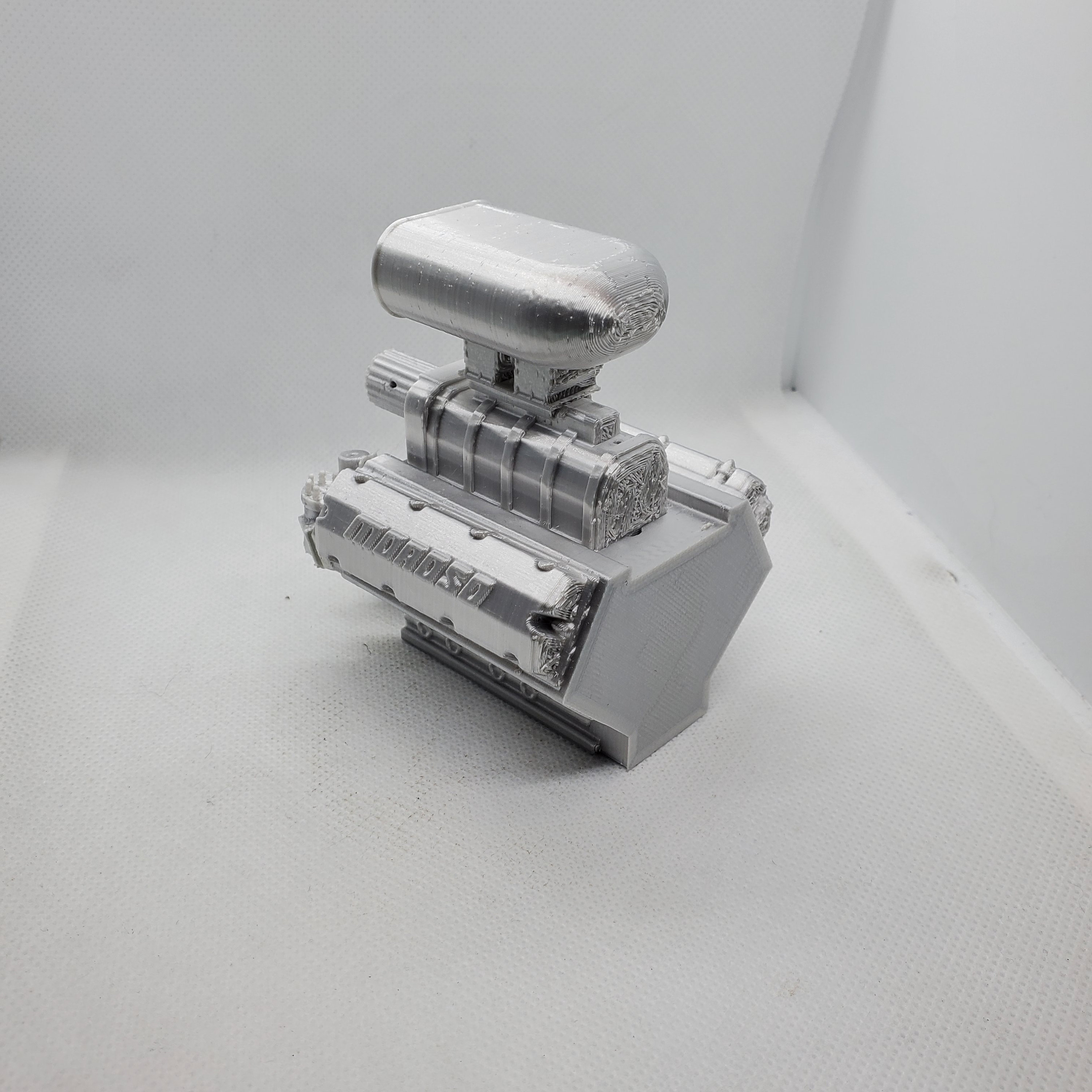 Model of Supercharged V8 Motor Paperweight | Gift Gifts for Him Dad ...