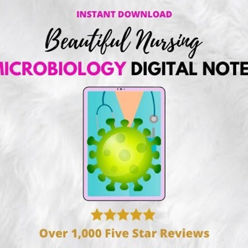 Microbiology Lab Study Guide Microbiology Notes Bundle | Etsy