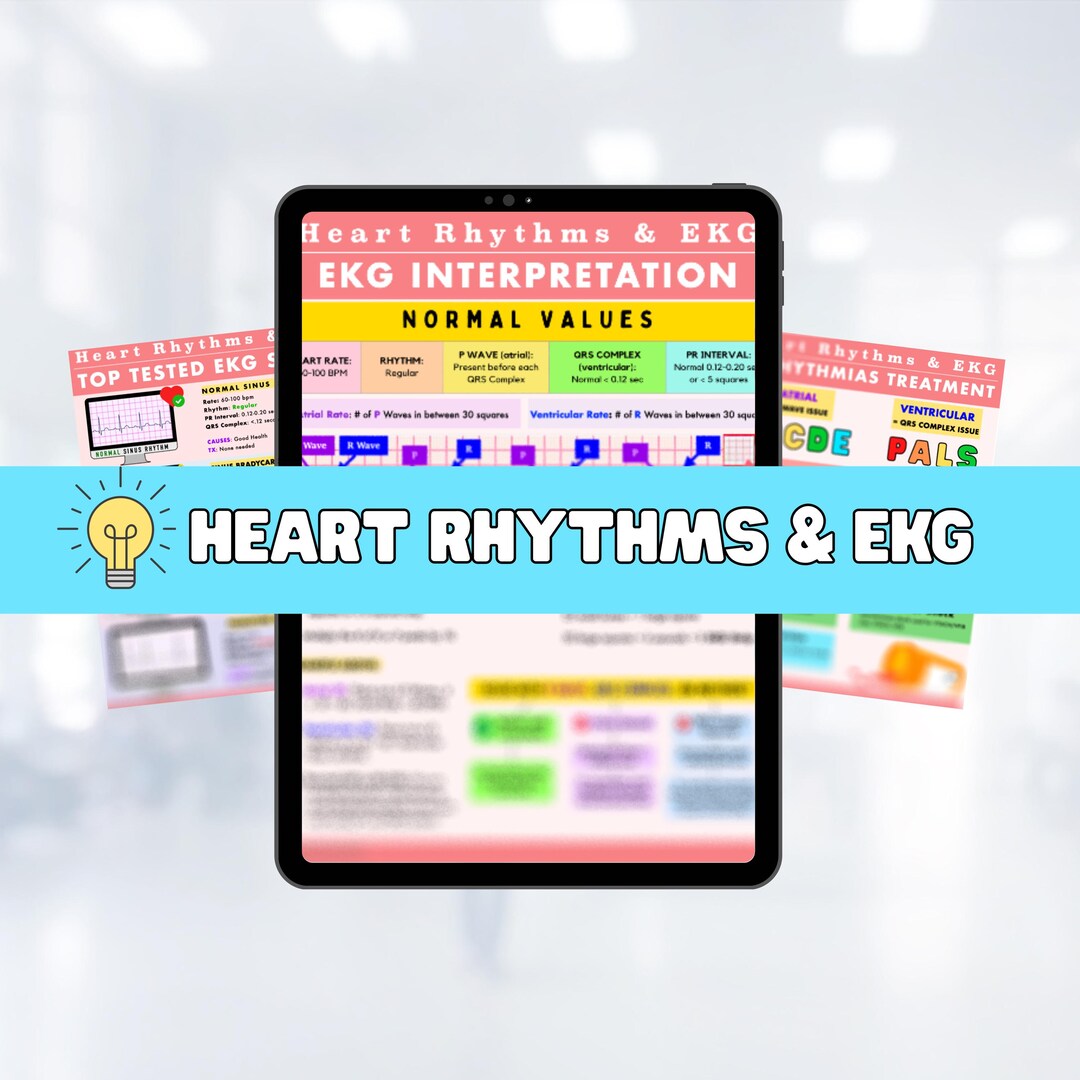 Heart Rhythm & EKG Bundle - Etsy