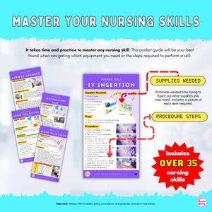 Nurse Pocket Guide - Etsy