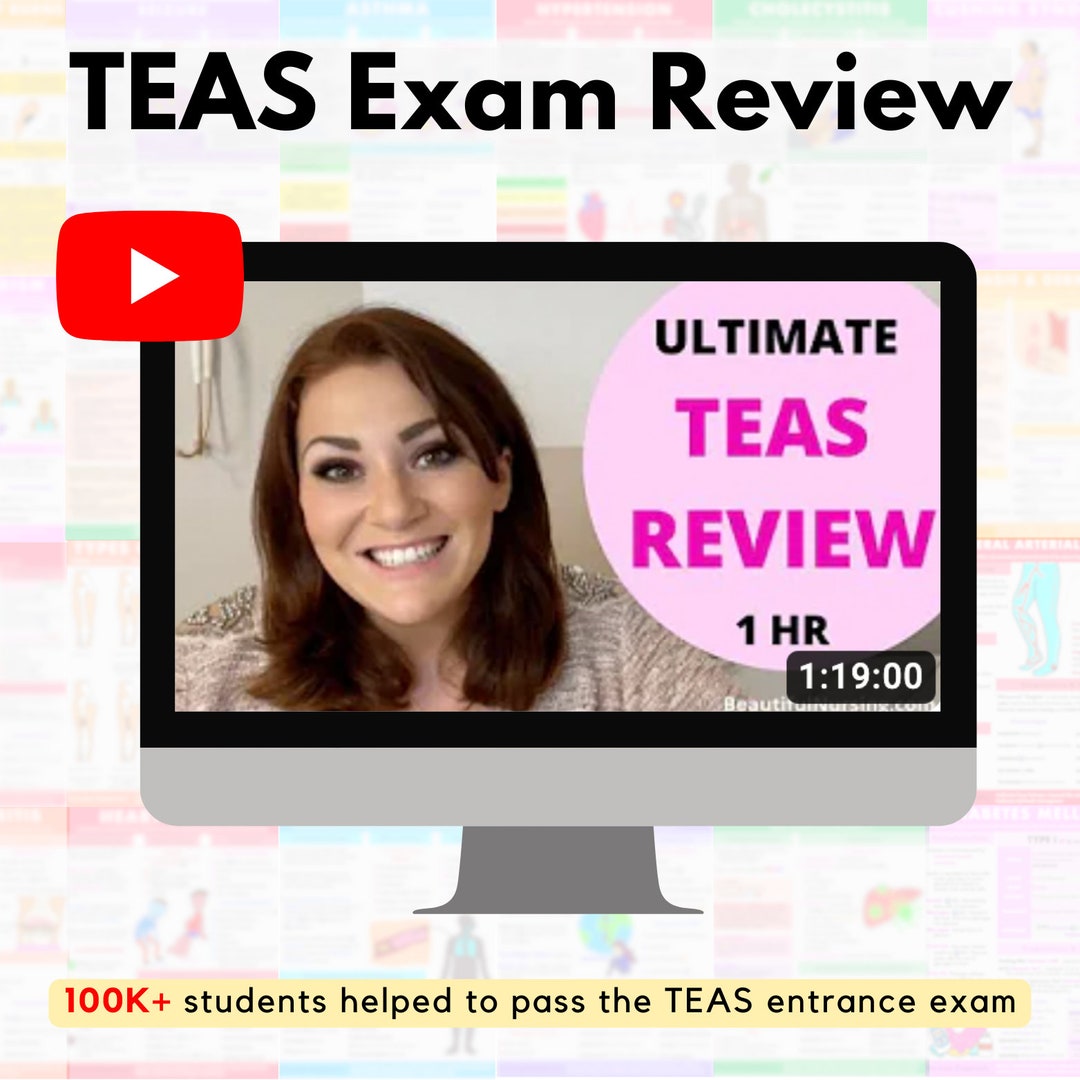 TEAS Exam Review Nursing Entrance Exam Etsy teas-exam-review-nursing-entrance-exam-etsy