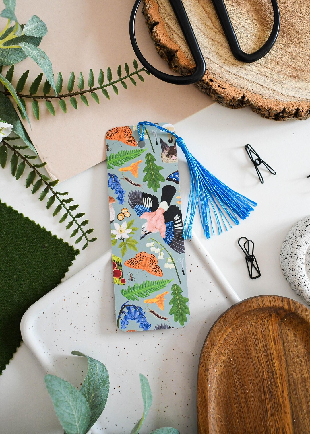 Ancient Woodland Creatures Bookmark | Unique Forest Animal Reading Gift ...