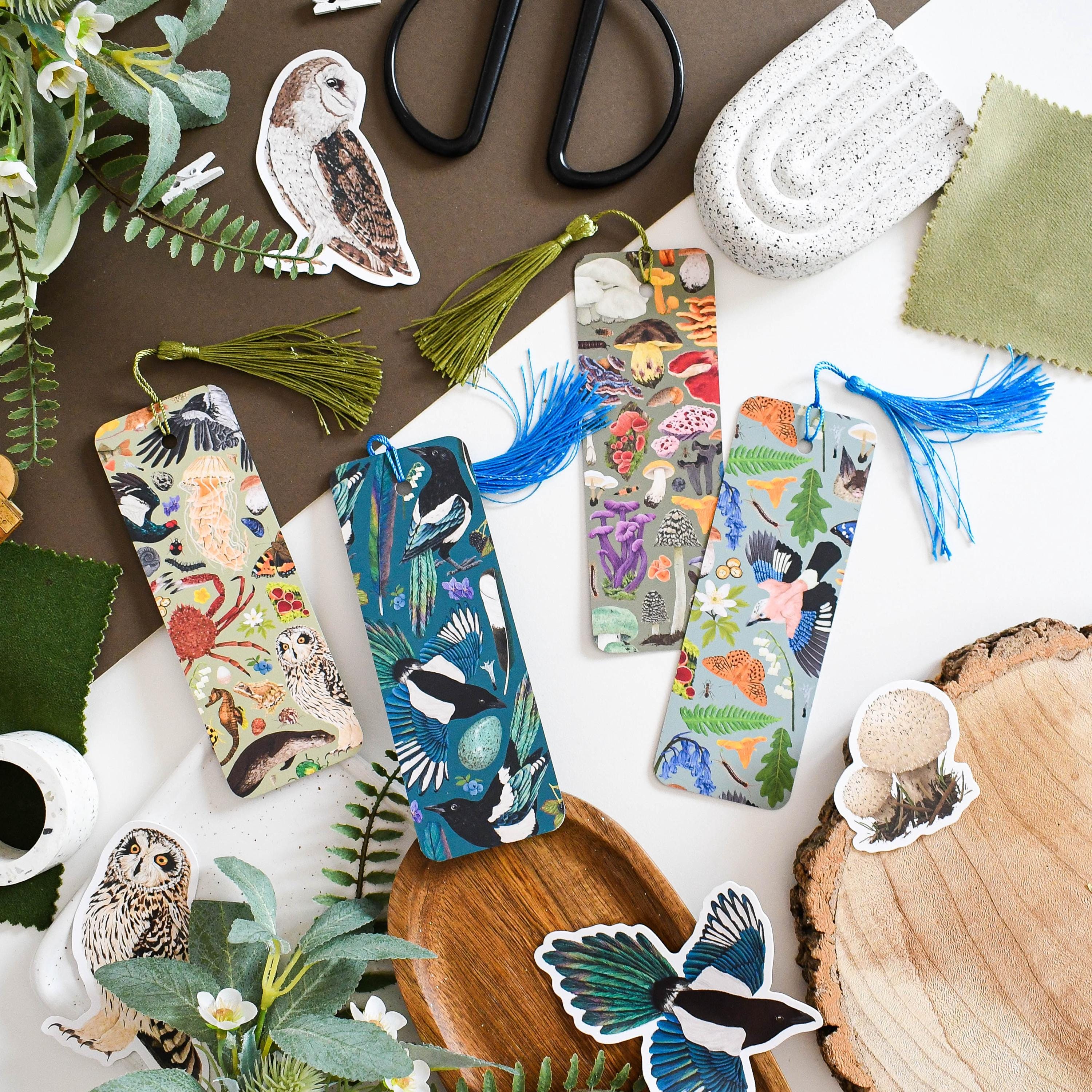 Ancient Woodland Creatures Bookmark | Unique Forest Animal Reading Gift ...