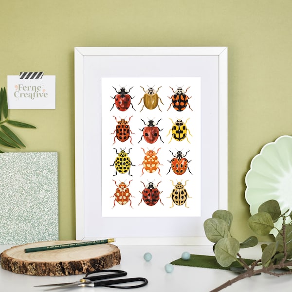 Ladybird Print - Etsy