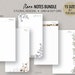 15 SIZE Bundle *FILLABLE* SIMPLE Notes Bundle | Fillable & Printable ...
