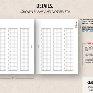 CLASSIC HP *FILLABLE* Categorized Monthly Trackers | Fillable ...