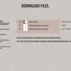 15 SIZE Bundle *FILLABLE* SIMPLE Notes Bundle | Fillable & Printable ...
