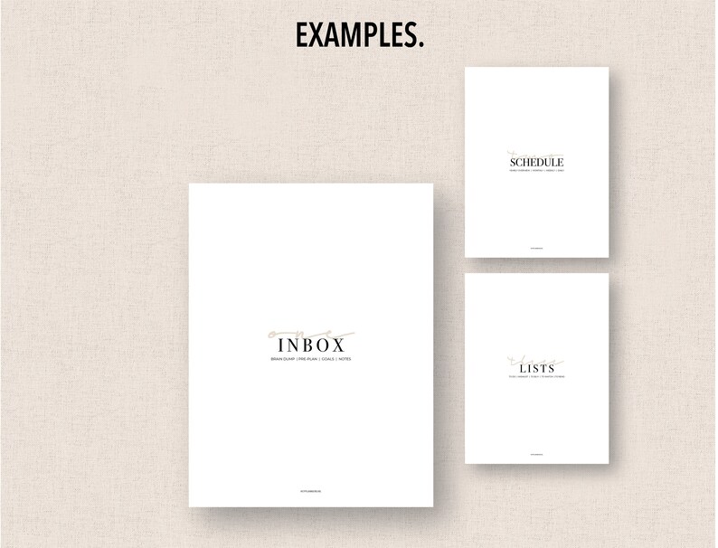 CLASSIC HP FILLABLE minimal Section Covers Fillable & | Etsy