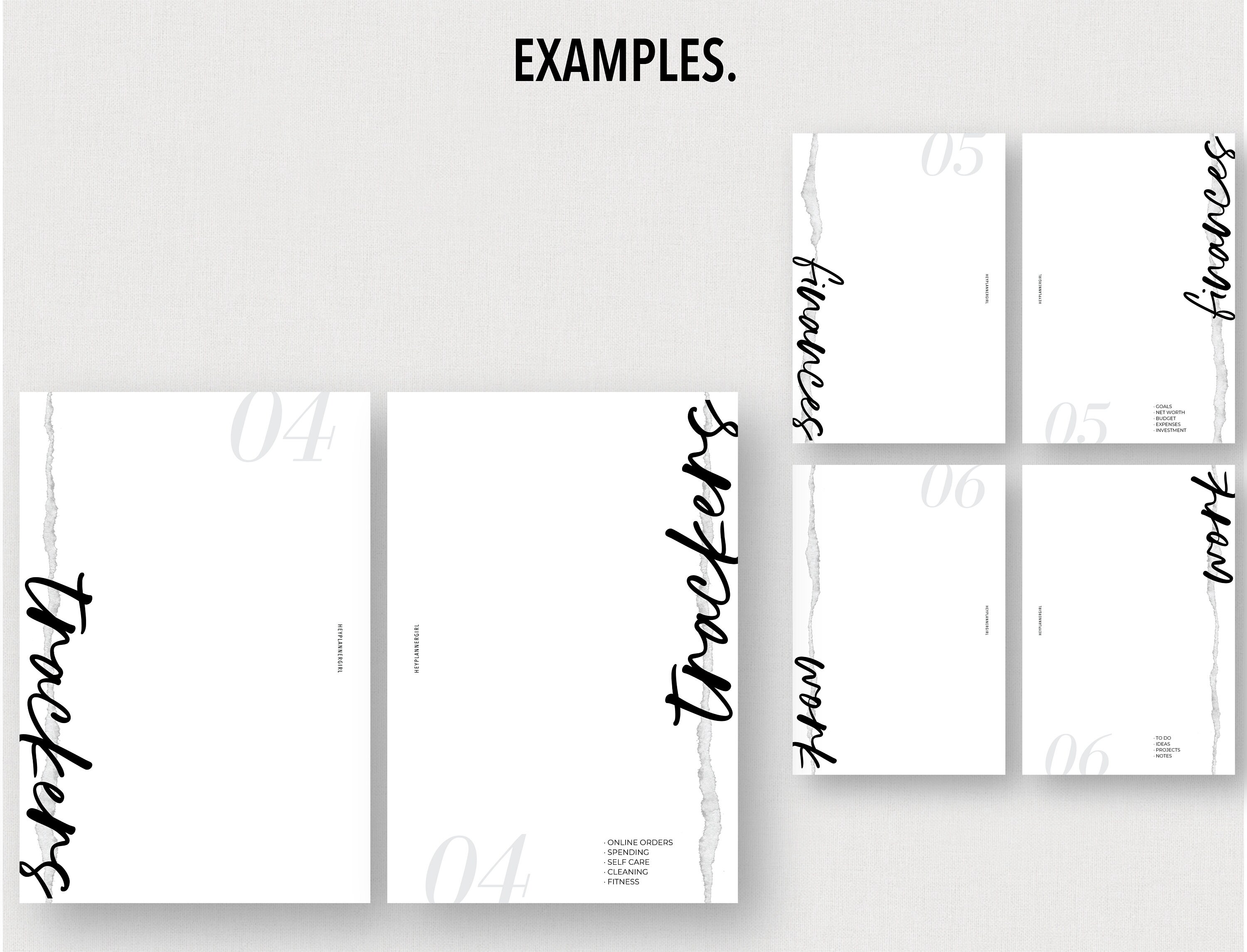 POCKET FILLABLE script SECTION Covers Fillable & | Etsy