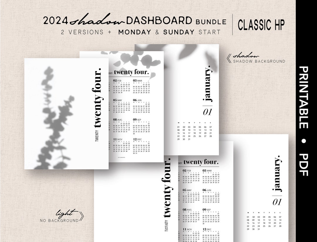CLASSIC HP SHADOW 2024 Dashboard Bundle Printable - Etsy