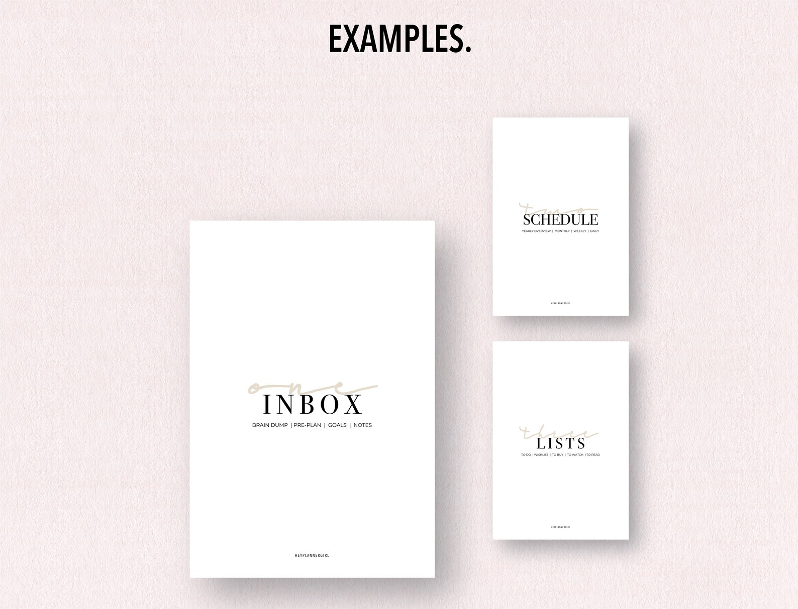 POCKET PLUS *FILLABLE* {minimal} Section Covers | Fillable & Printable ...