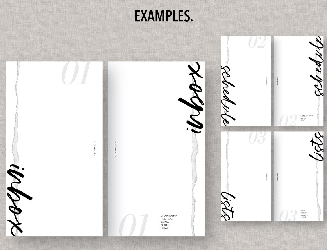 PERSONAL FILLABLE script Section Covers Fillable & - Etsy